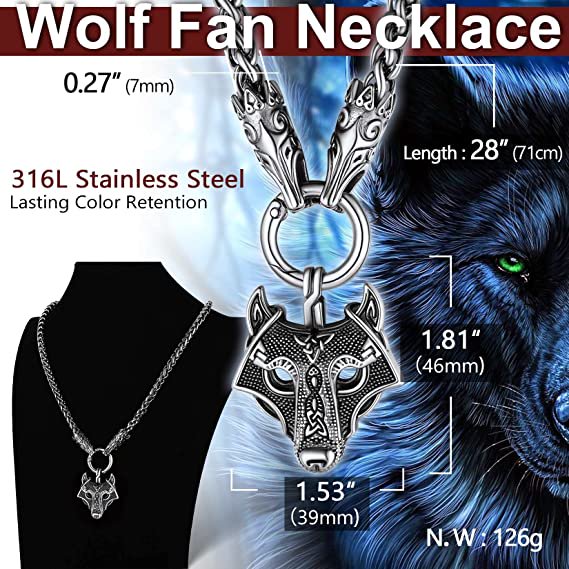 Norse Wolf Head