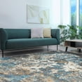 Luxe Weavers Modern Abstract Area Rug - Turquoise 5x7 - Walmart.com