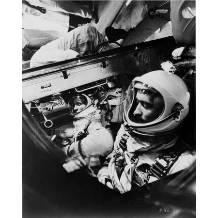 Astronauts Edward H. White And James A. Mcdivitt Are Shown In The ...