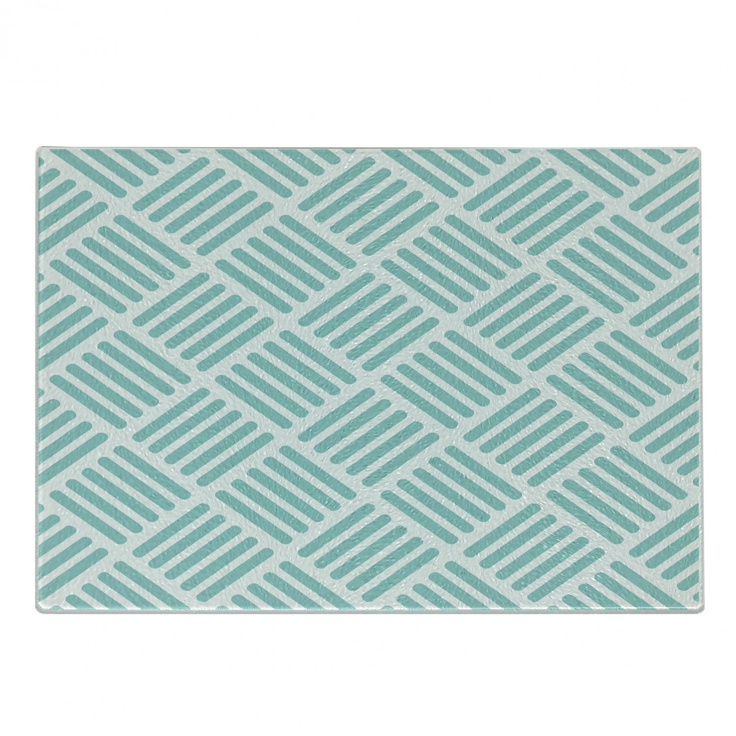 Aqua Cutting Board, Diagonal Parallel Lines in Different Directions ...