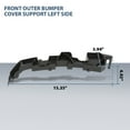 Front Left Side Outer Bumper Cover Support Fit For 2021-2024 Audi Q5 ...