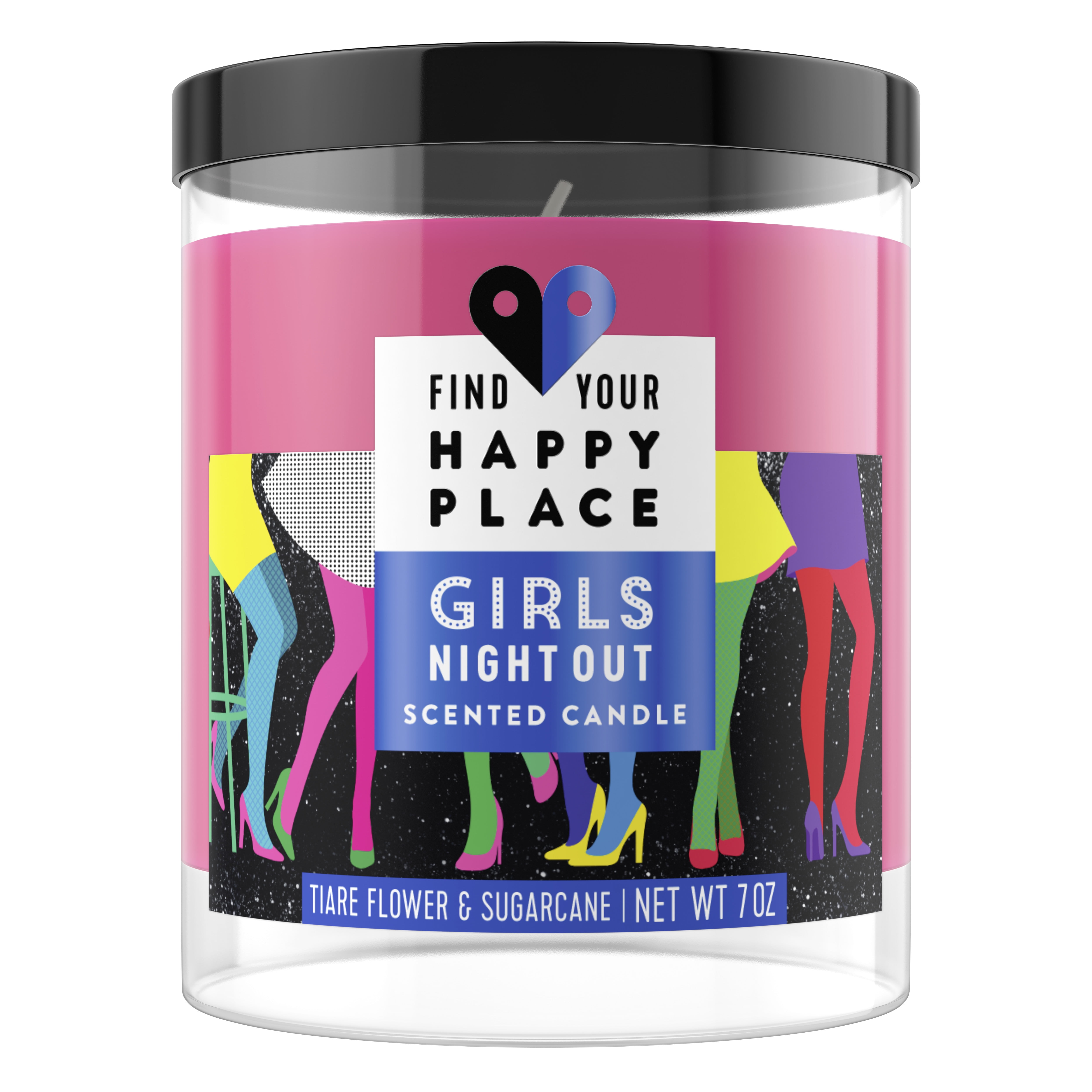 Find Your Happy Place Scented Candle Girls' Night Out 7 oz - Walmart.com