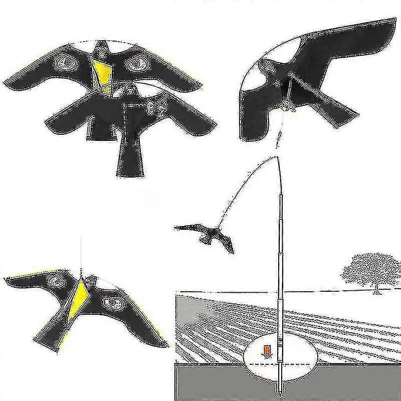 Birds Scarer Repeller Flying Hawk Kite For Garden Scarecrow Yard House ...