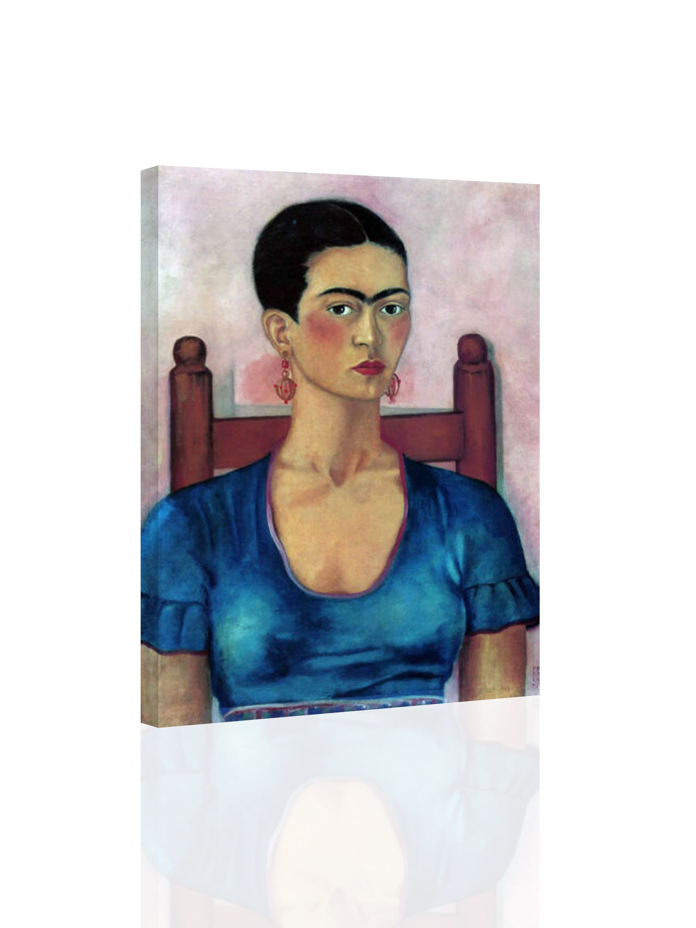 Frida Khalo- Self Portrait - Canvas OR Print Wall Art - Walmart.com