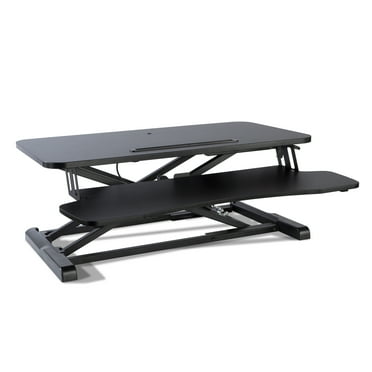 Rocelco 46" Large Height Adjustable Standing Desk Converter, Quick Sit ...