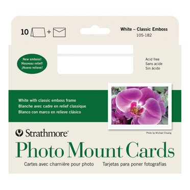 Strathmore Photo Frame Cards, 5" x 7", White, 10/Pkg. - Walmart.com