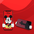 Disney Mickey Mouse Universal Cell Phone Stand with Bonus Sticker, Red ...