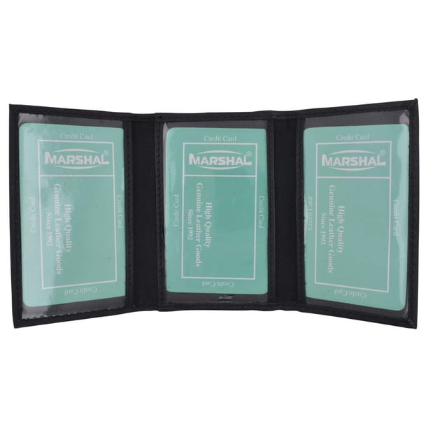 Marshal Wallet - Men's Genuine Soft Leather Multiple ID Windows Slim ...