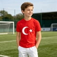 BOOMNY Baby Boys Turkey Soccer T-Shirts Crew Neck Turkey Flag Graphic ...