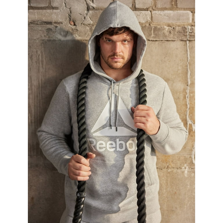 Reebok Men's and Big Men's Big Delta Logo Fleece Hoodie Reebok Men's and Big Men's Big Delta Logo Fleece Hoodie