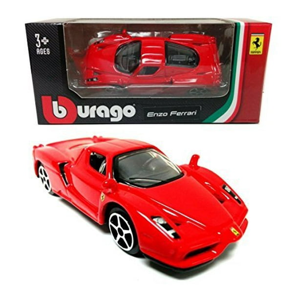 Bburago New 1:64 Play Assortment - Red Ferrari Enzo Race Diecast Model ...