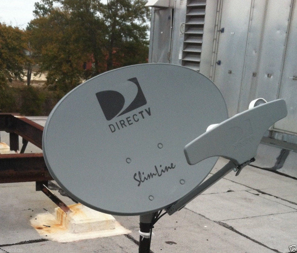 DIRECTV SWM 5LNB SLIMELINE KA/KU SL5 MPEG4 HD DISH W/ POWER SUPPLY 8WAY ...