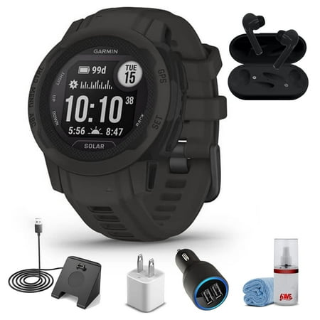 Garmin Instinct 2S Solar-Graphite + Wireless Headphones + Watch ...