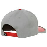 Classic Snapback Solid Basic Baseball Cap UV Protect Color Brim Plain ...