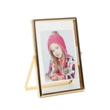 AhaGo 4x6 Gold Floating Picture Frame, 2 Set, for Photo 3x5, 2x3, 1x2 ...