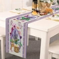 Easter Egg Bunny Table Runner Kitchen Table Decoration Table Cloth Pad ...