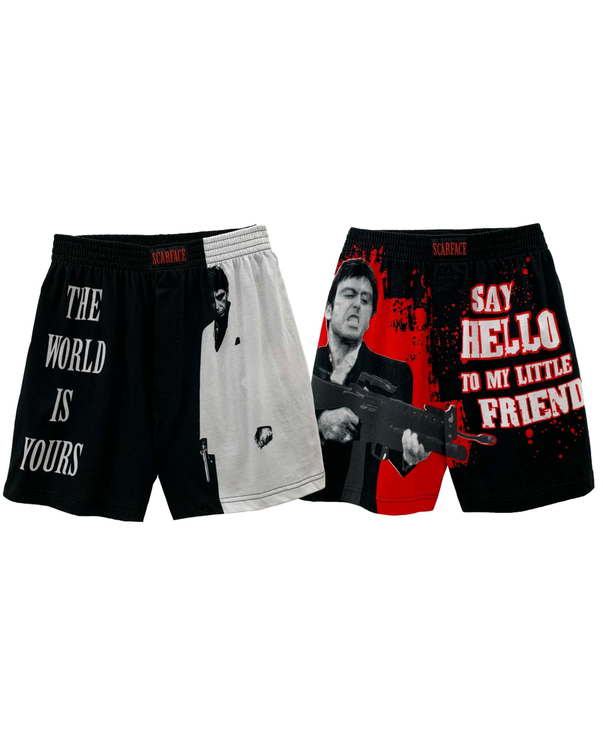 Scarface Tony Montana Mens Pants & Shorts Set Male, Black/Black, Size ...