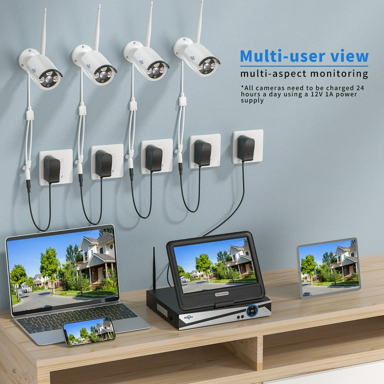 Walmart Security Camera Monitor System Zmodo Wireless Indoor & Outdoor