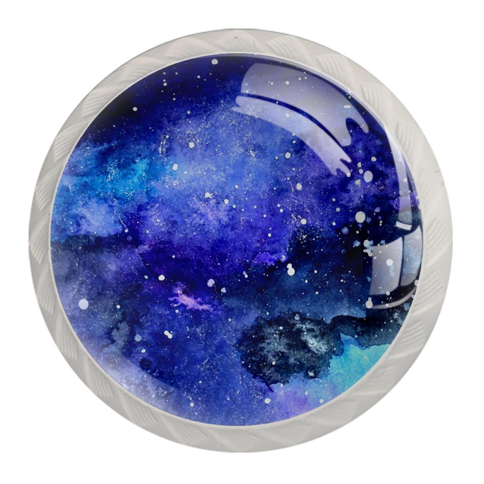 4 Pcs Night Starry Sky Knobs for Kitchen Cabinet Cupboard Dresser ...