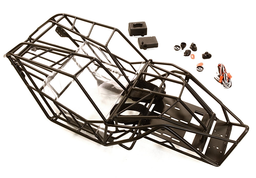 Integy RC Toy Model Hop-ups OBM-1467BLACK Realistic Scale 2.2 Roll Cage ...