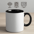 Funny Grampy Gifts for Grampy - Two Tone Coffee Mug with I Think Me ...