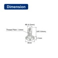 Uxcell #8 x 3/8" Self Drilling Screws, 50 Pack Phillips Pan Head Self ...