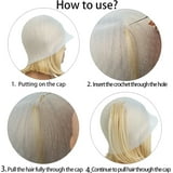 Professional Reusable Highlighting Caps with Hook for Hair Color ...