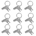 Amosfun 17Pcs Paper Dispenser Key Replacement Stainless Steel with ...