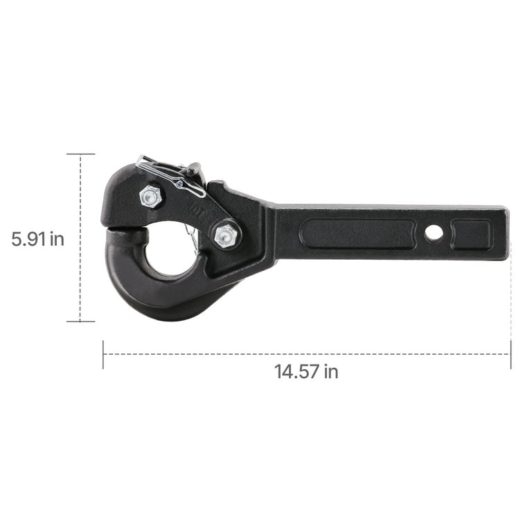 Curt Pintle Hitch Nilight 10-TON Pintle Hitch For 2-Inch Receiver Hook ...