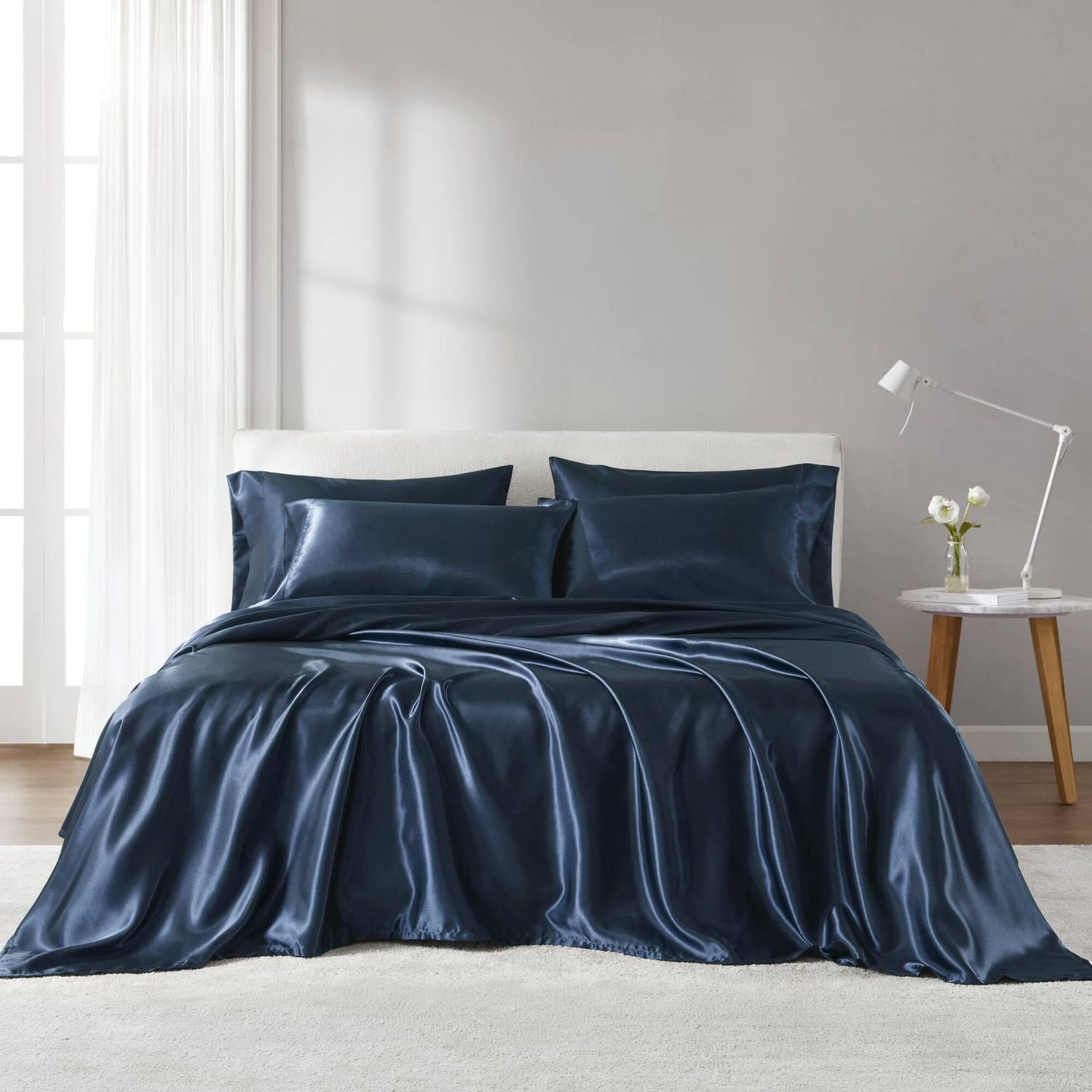 Click here for Madison Park Essentials Satin Sheet Set prices