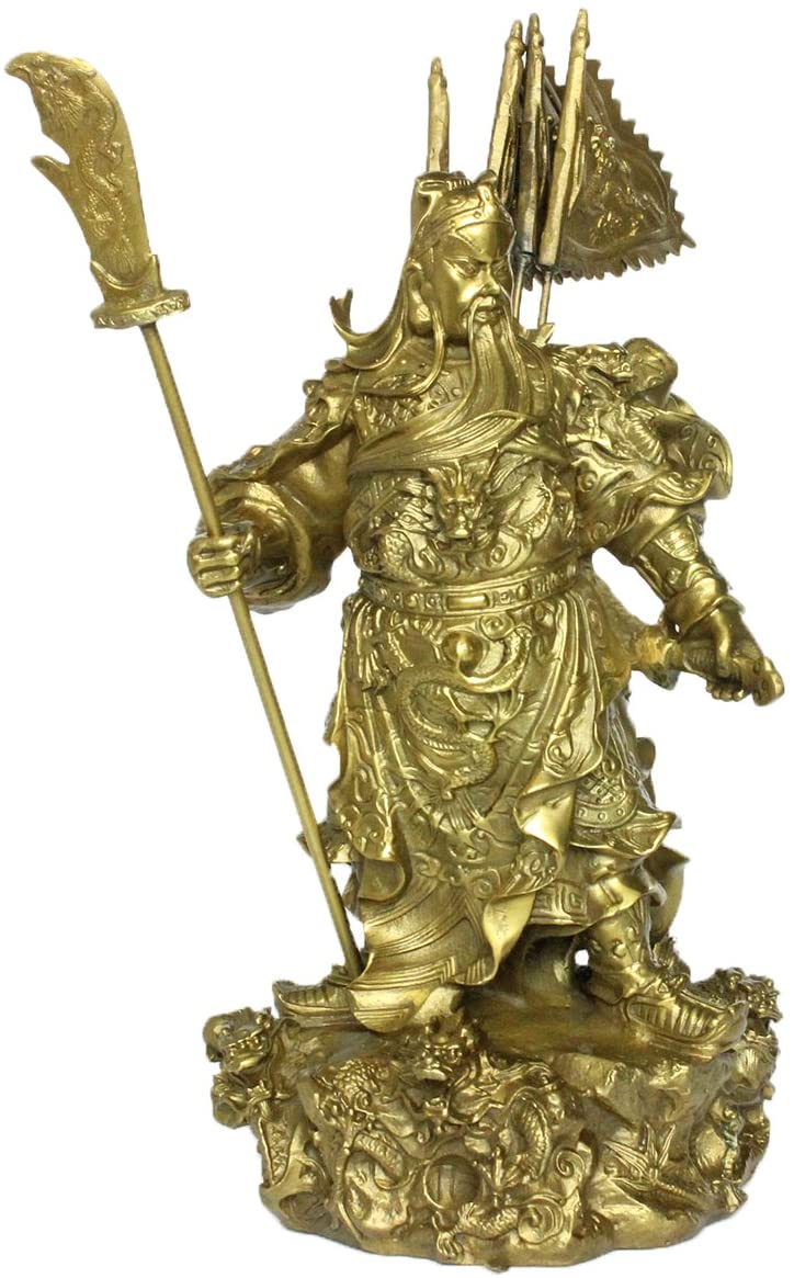 Chinese Handicrafts Handmade Wu Sheng/Woosung Gungong Guanyu Brass ...