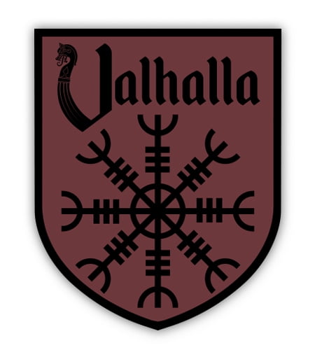Valhalla - 8" Vinyl Sticker - For Car Laptop I-Pad - Waterproof Decal ...
