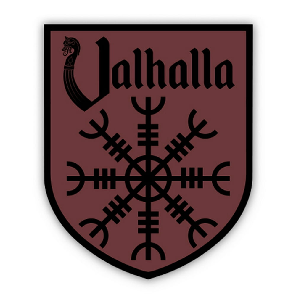 Valhalla - 8" Vinyl Sticker - For Car Laptop I-Pad - Waterproof Decal ...