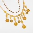 1 Set Artistic Ethnic Jewelry Layering Chain Necklace Metal Pendant and ...
