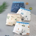CUZIBR Boys Boxer Briefs 4-Pack Elastic Waistband Breathable Stretch ...