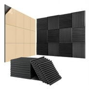 "Walmart 24 Pack Acoustic Panels, 1"" x 12"" x 12"" Soundproofing Pads ...