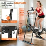 GIKPAL Folding Stair Stepper Machine, Adjustable Handlebar and Pedals ...