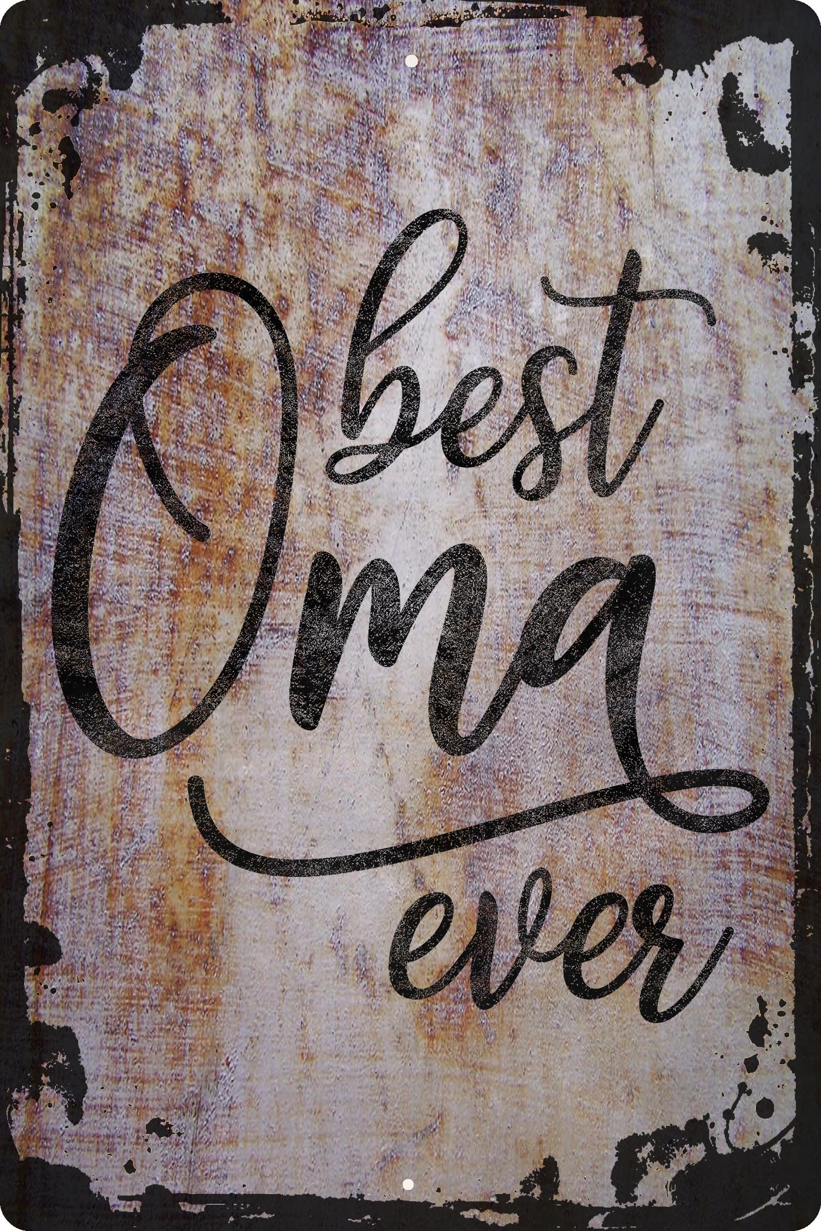 Best oma ever cursive dutch grandma wise love family Beige Wall Art ...