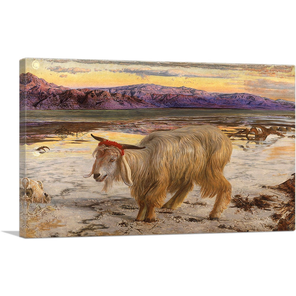 ARTCANVAS The Scapegoat 1854 Canvas Art Print by William Holman Hunt ...