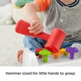 Fisher-Price Tap & Turn Bench Toy for Infants and Toddlers with 5 Shape ...