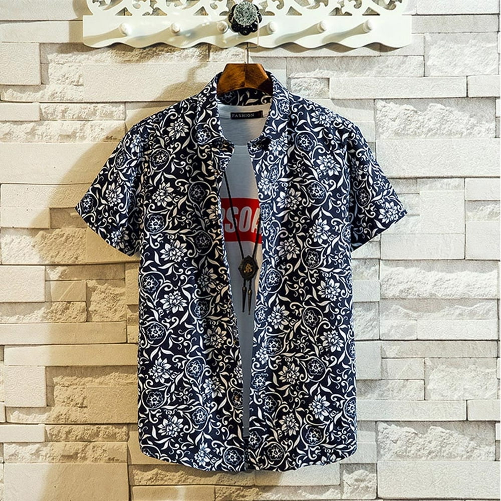 Click here for Ousitaid Mens Summer Fashion Shirts Casual Short S... prices