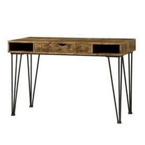 Coaster Company Writing Desk, Antique Nutmeg/Dark Bronze - Walmart.com