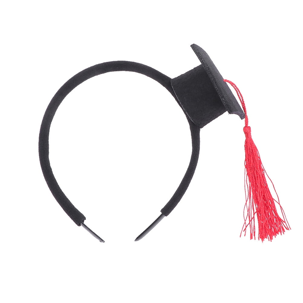 2pcs Graduation Party Headband Mini Doctoral Hat Head Topper Headdress ...