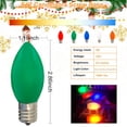 25 Pack C9 LED Christmas Light Bulbs, Multicolor Replacement Bulbs, C9 ...