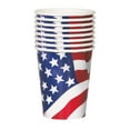 Patriotic USA Flag 9 oz. Paper Cups (8 Count) - Walmart.com