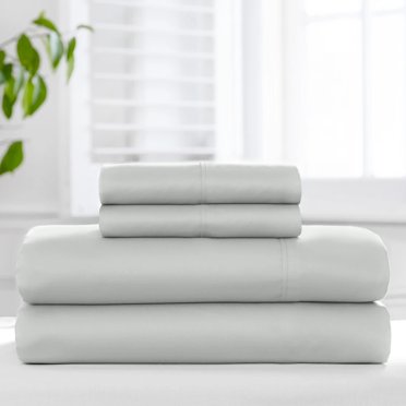 Luxury 500 Thread Count 100% Cotton Sateen Queen/King Bed Sheet Set ...