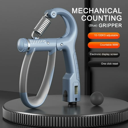 Tobaotwe 100KG Hand Grip Strengthener with Counter for Muscle Building ...