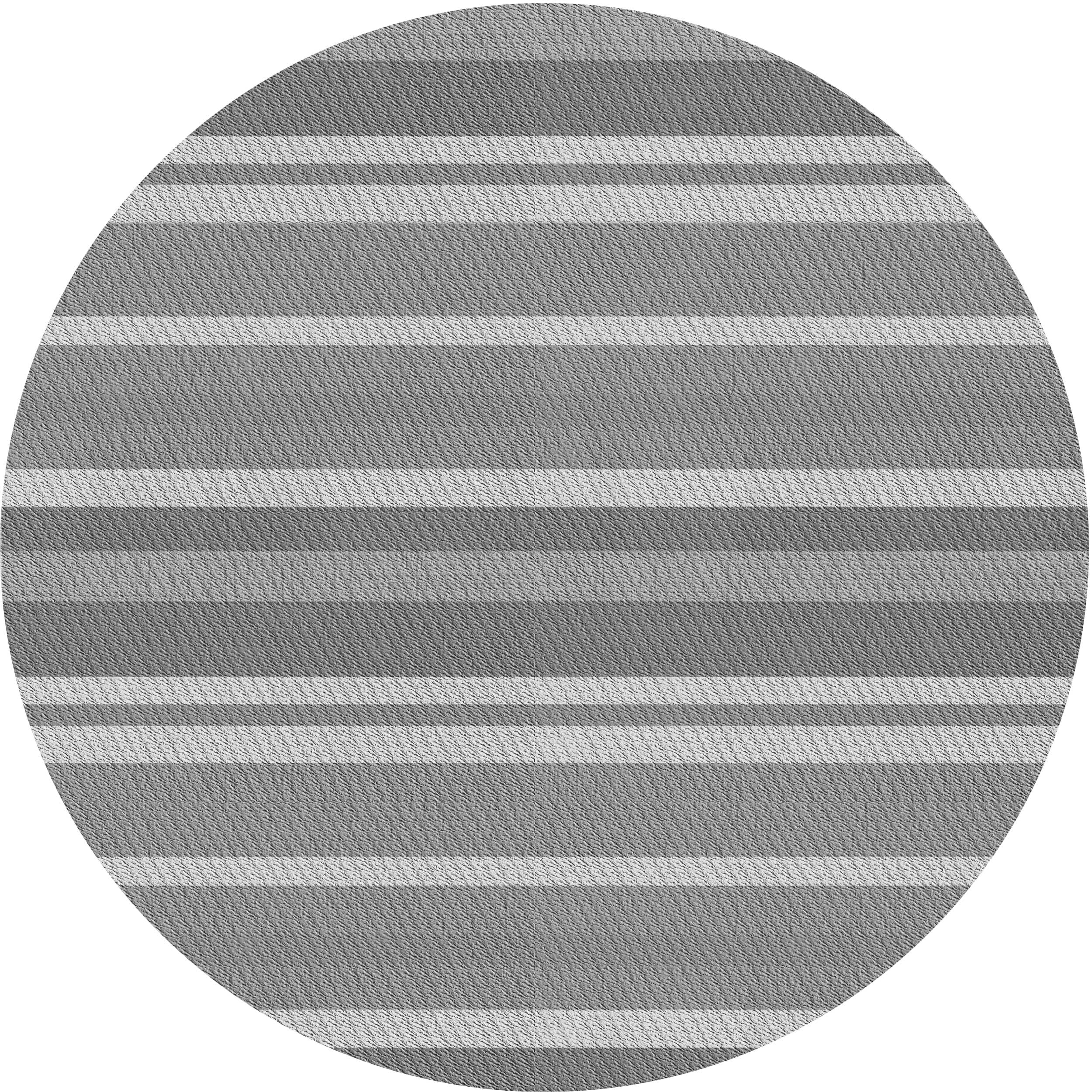 Ahgly Company Indoor Round Patterned Gray Cloud Gray Area Rugs, 5 ...