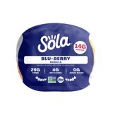 Sola Non-GMO Blu-Berry Bagels, Low-Carb, Keto-Friendly, 12 oz, 4 Count ...