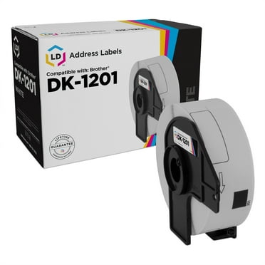 Brother Genuine DK-1201 Die-Cut Standard Address Labels, 400 Labels per ...